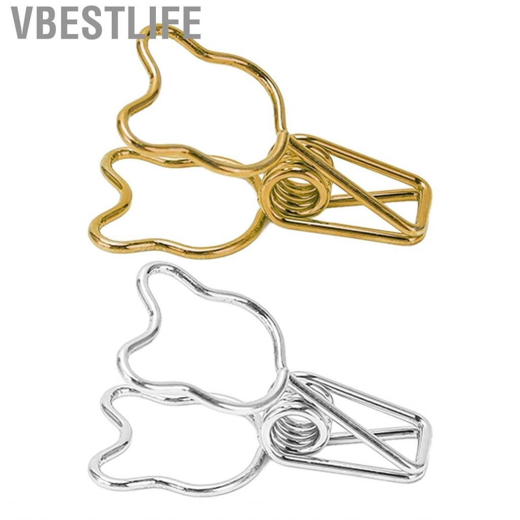 VBESTLIFE Paper Clamps Binder Clip Hollow Design Multi Functional ...