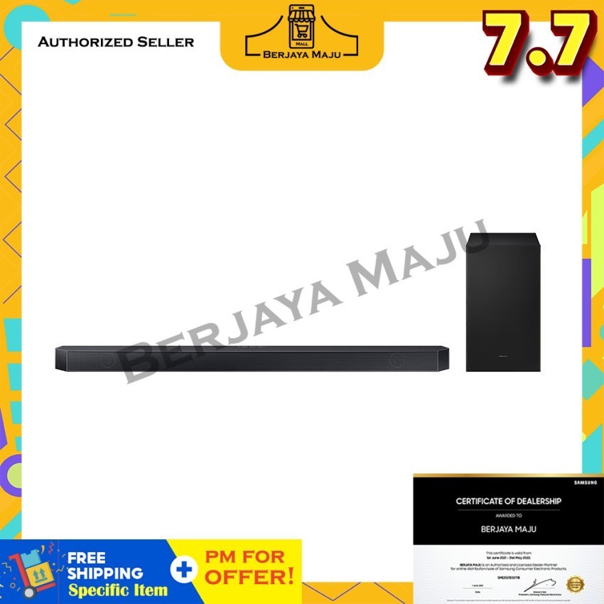 Samsung 5.1ch Dolby Digital Sound Bar Home Theater With Wireless ...