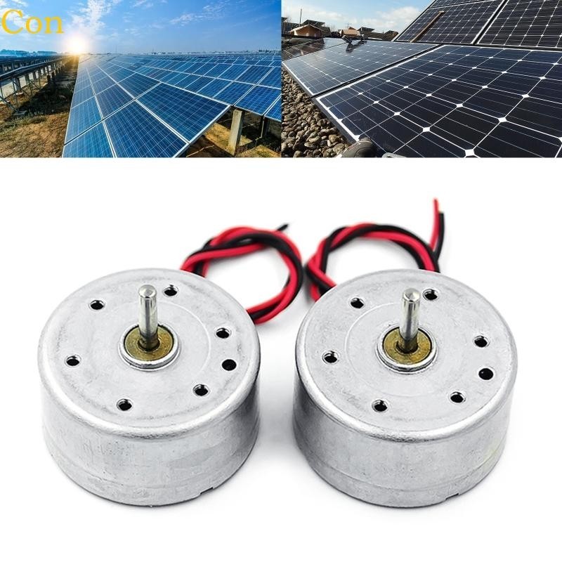 Con RF-300 Solar Power Motor DC1 5V-6V 2mm Shaft with 140mm 2-pin Lead ...