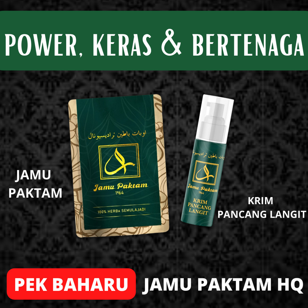 VIRAL Jamu Paktam Original & Krim Pancang Langit | Shopee Malaysia