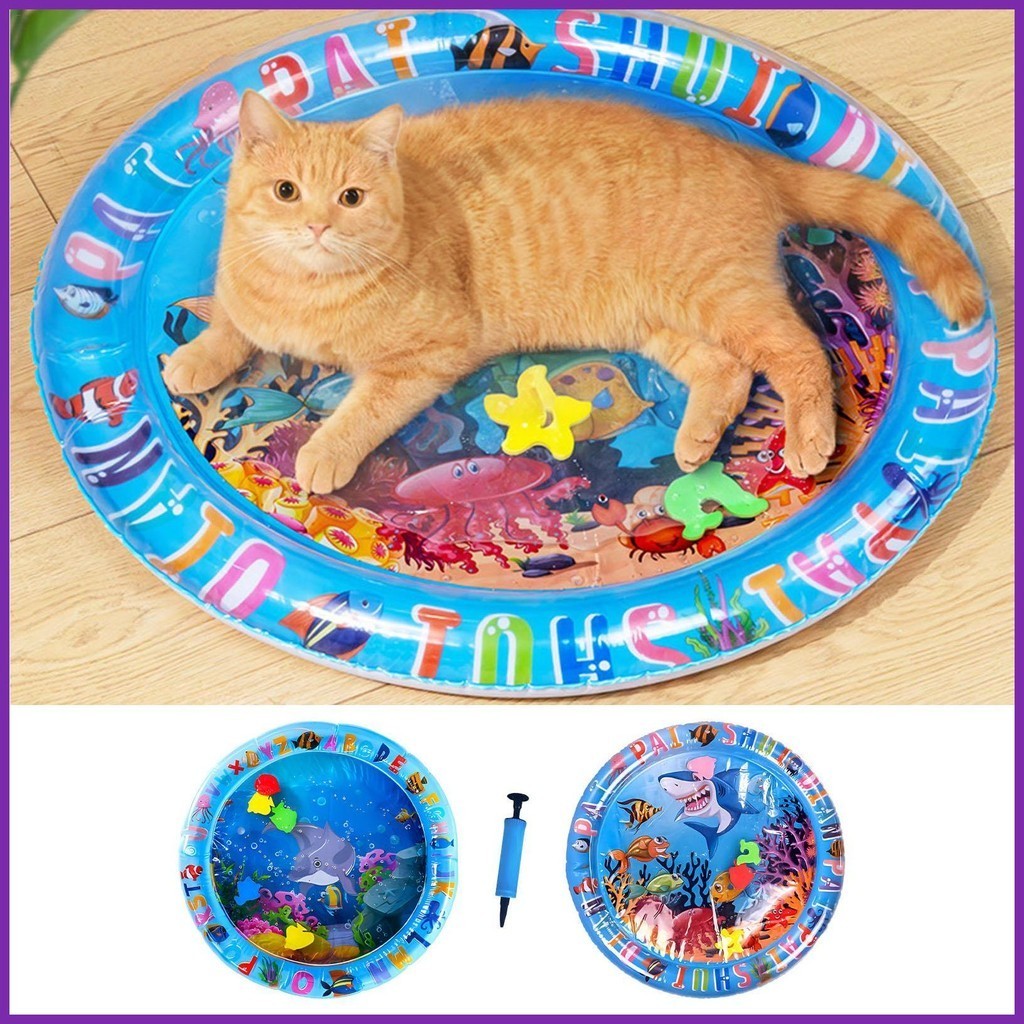 Pet Water Sensory Mat Cooling Mat for Indoor Cats Cat Toys for Bored ...