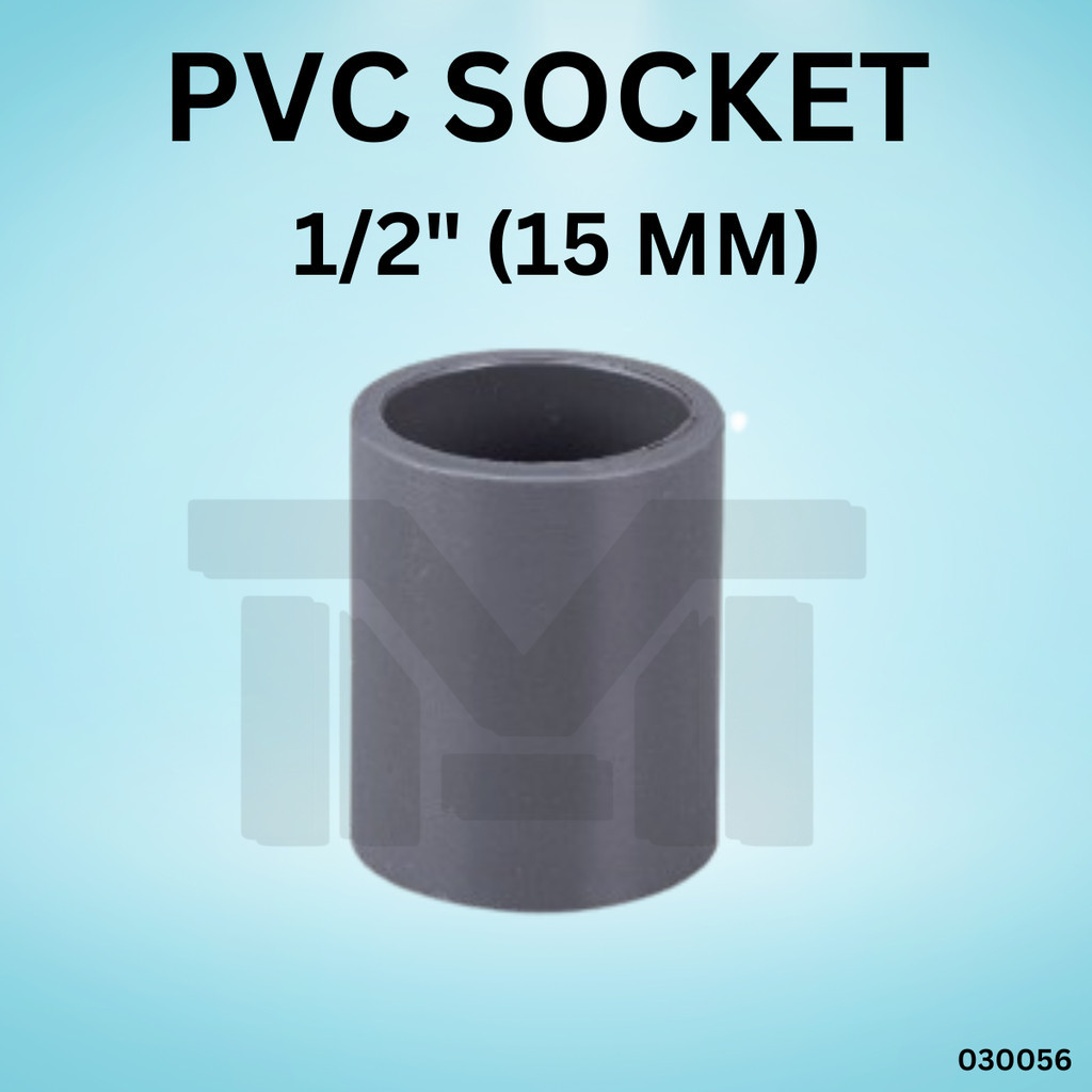 15mm (1/2") PVC FITTINGS socket | Shopee Malaysia