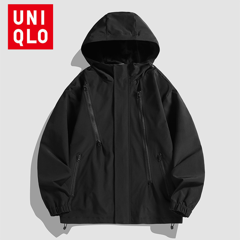 Uniqlo Outdoor sports hiking jacket high quality waterproof windproof ...