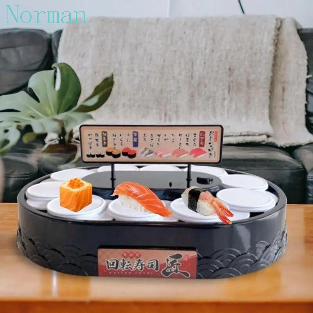 NORMAN Automatic Rotating Dessert Table, With Conveyor Plastic Sushi ...