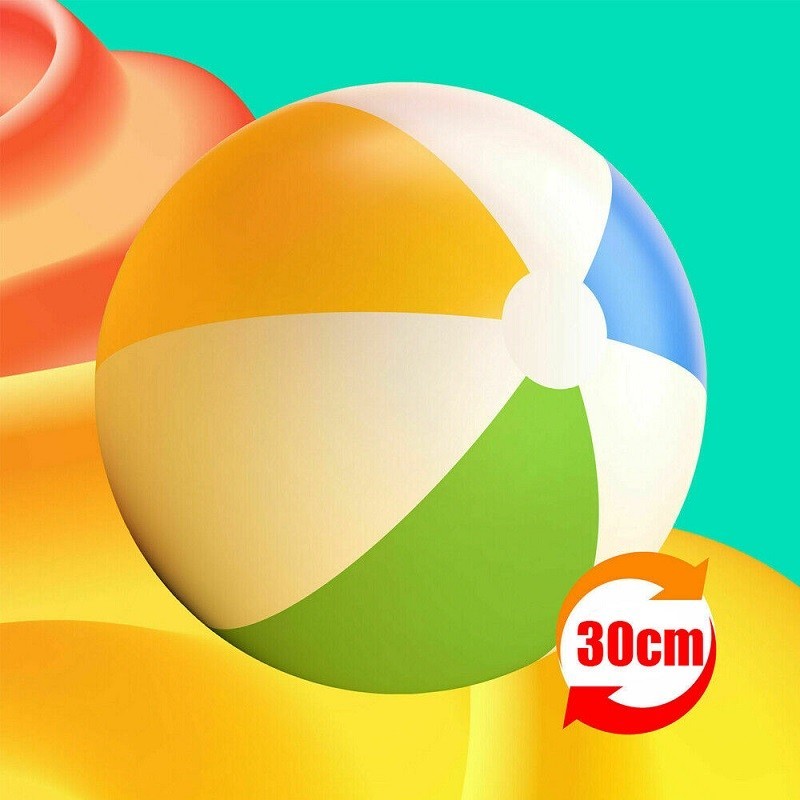 Rainbow Beach Balls,Inflatable Swimming Pool Toys For Summer Water ...
