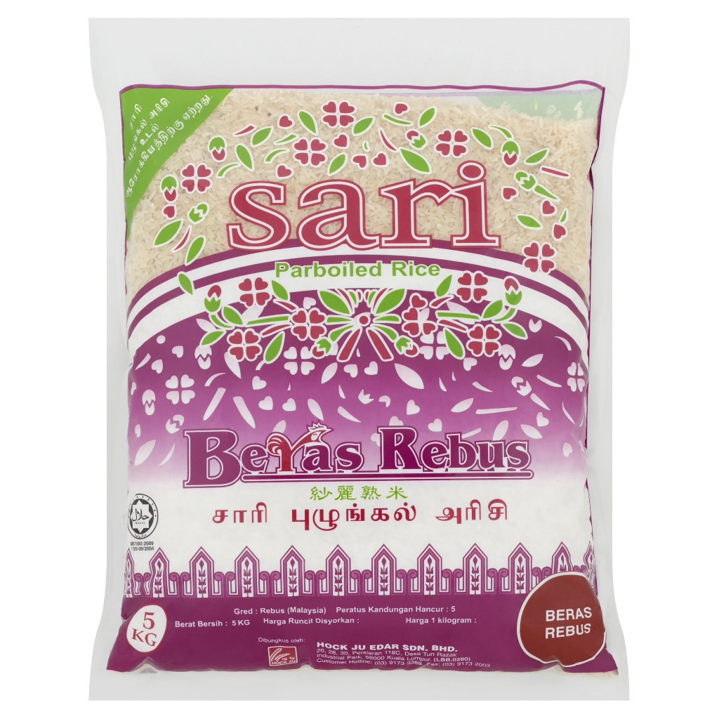 Sari Parboiled Rice (5kg) | Shopee Malaysia