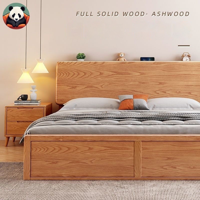 Plush Solid Plusha Storage Wood Sales】Ash Drawers 【SG With Super Single ...