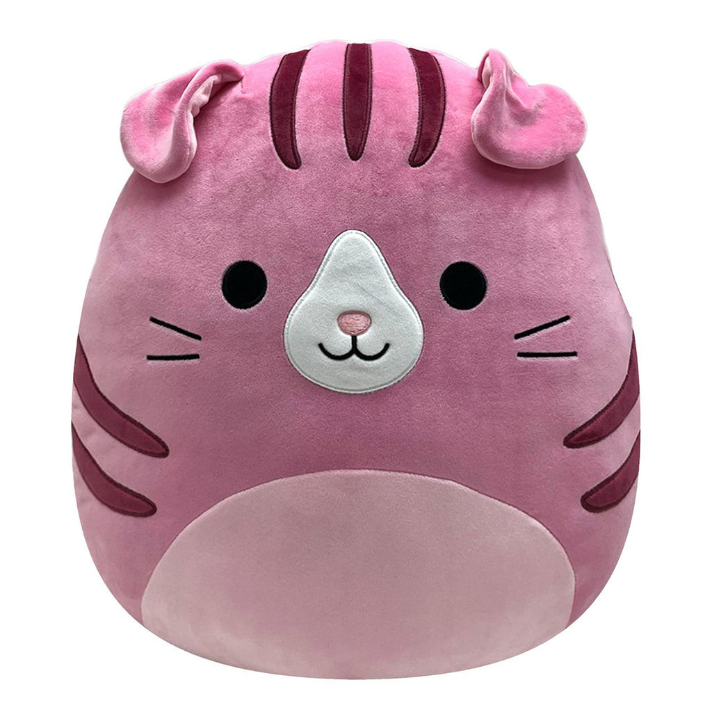 Squishmallows 16 Inch Soft Toy Geraldine The Pink Scottish Fold Cat ...