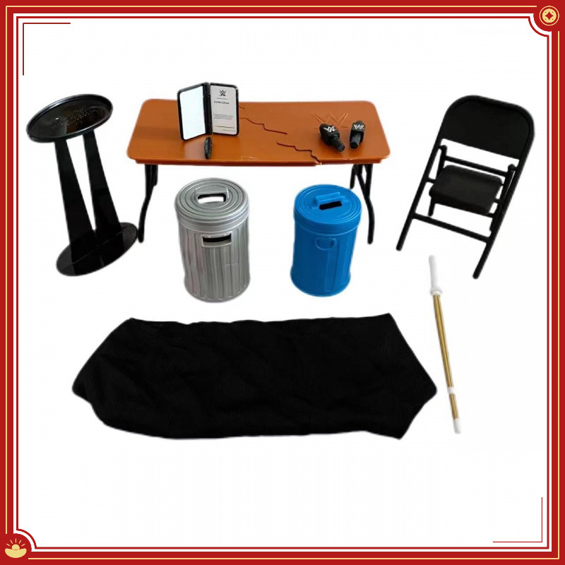 Wwe figure Scene Layout Accessories Ring Wrestler Props Set Boss Chair ...