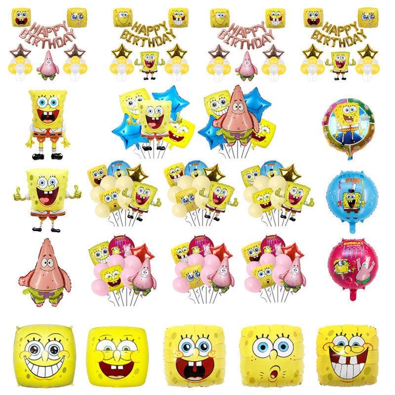 Spongebob SquarePants Balloon Cartoon Anime Theme Modeling Balloon ...