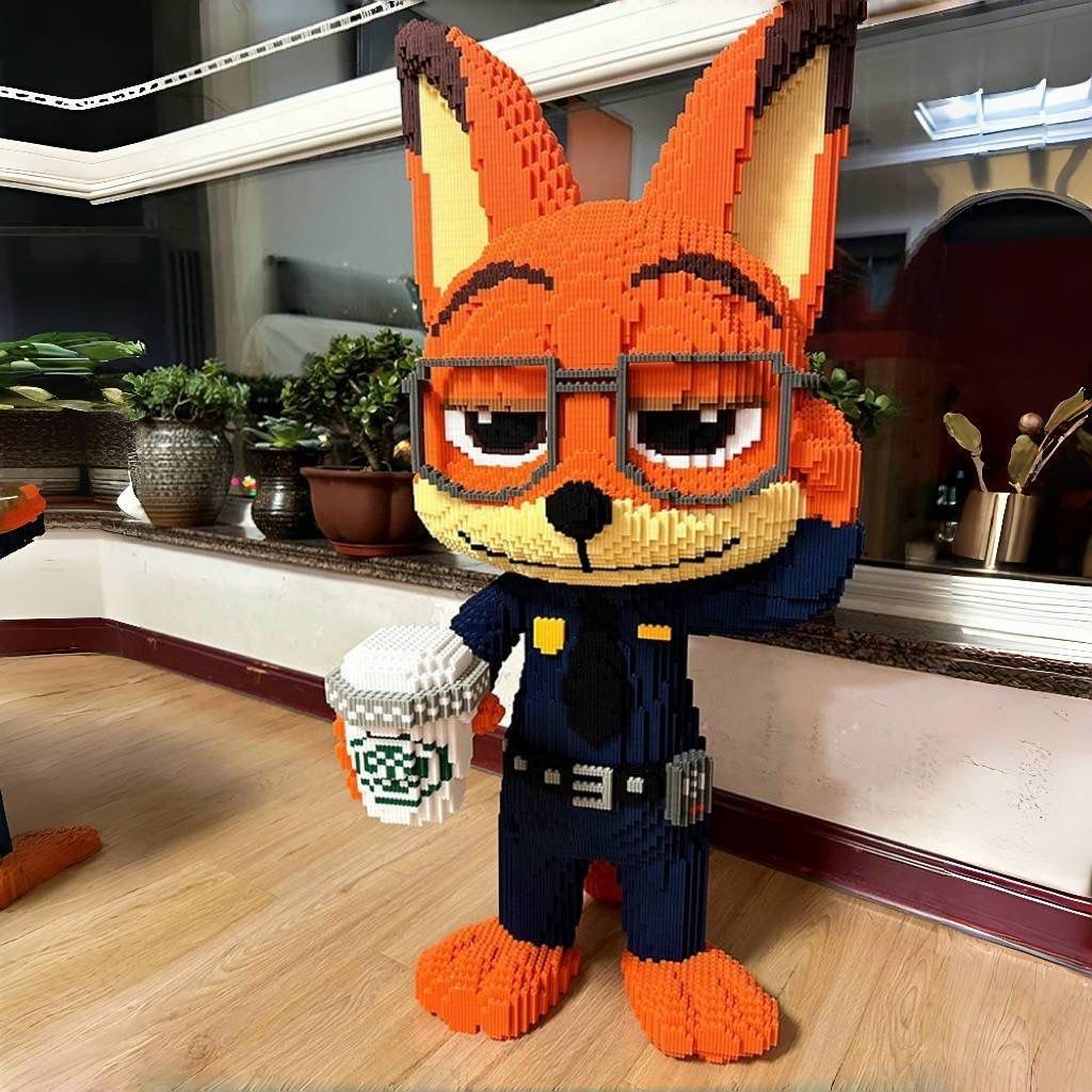 Compatible with LEGO bricks Disney Judy Rabbit Nick Fox Adul Compatible ...