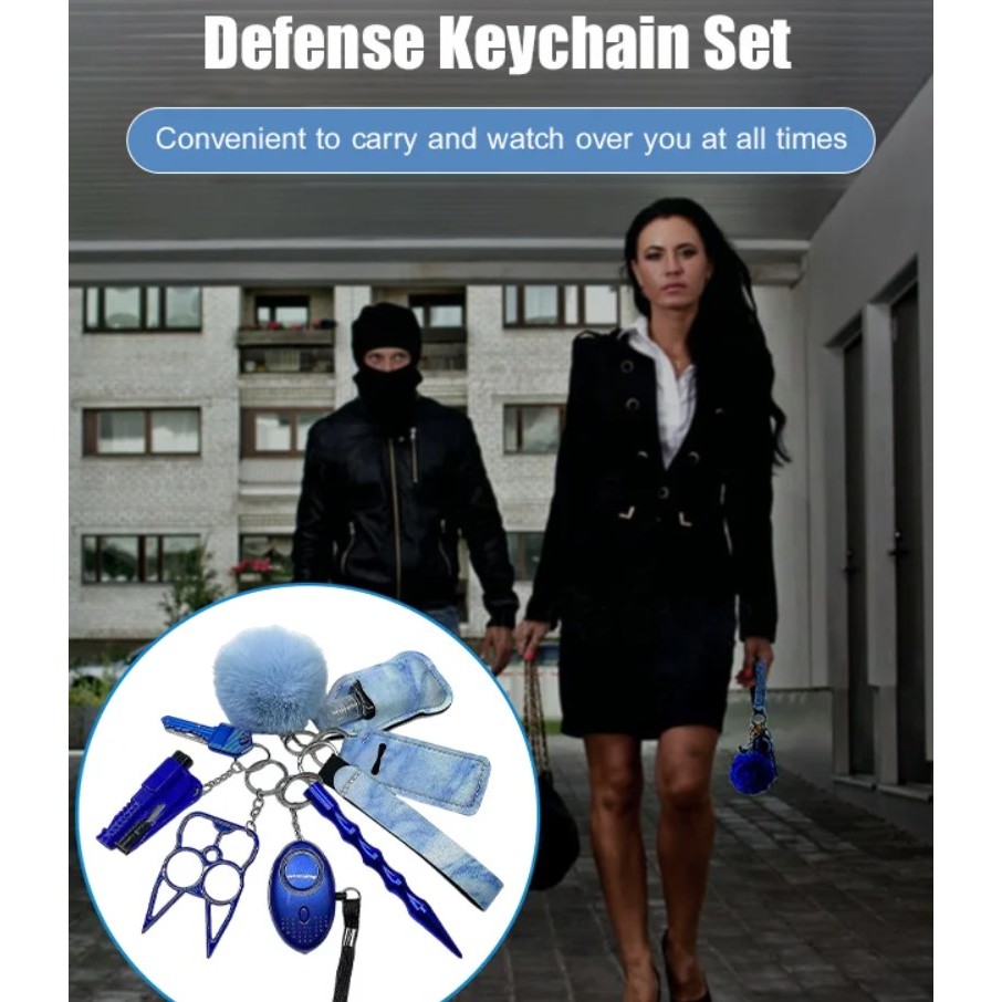 Women's SelfDefense Metal Keychain Set | Shopee Malaysia