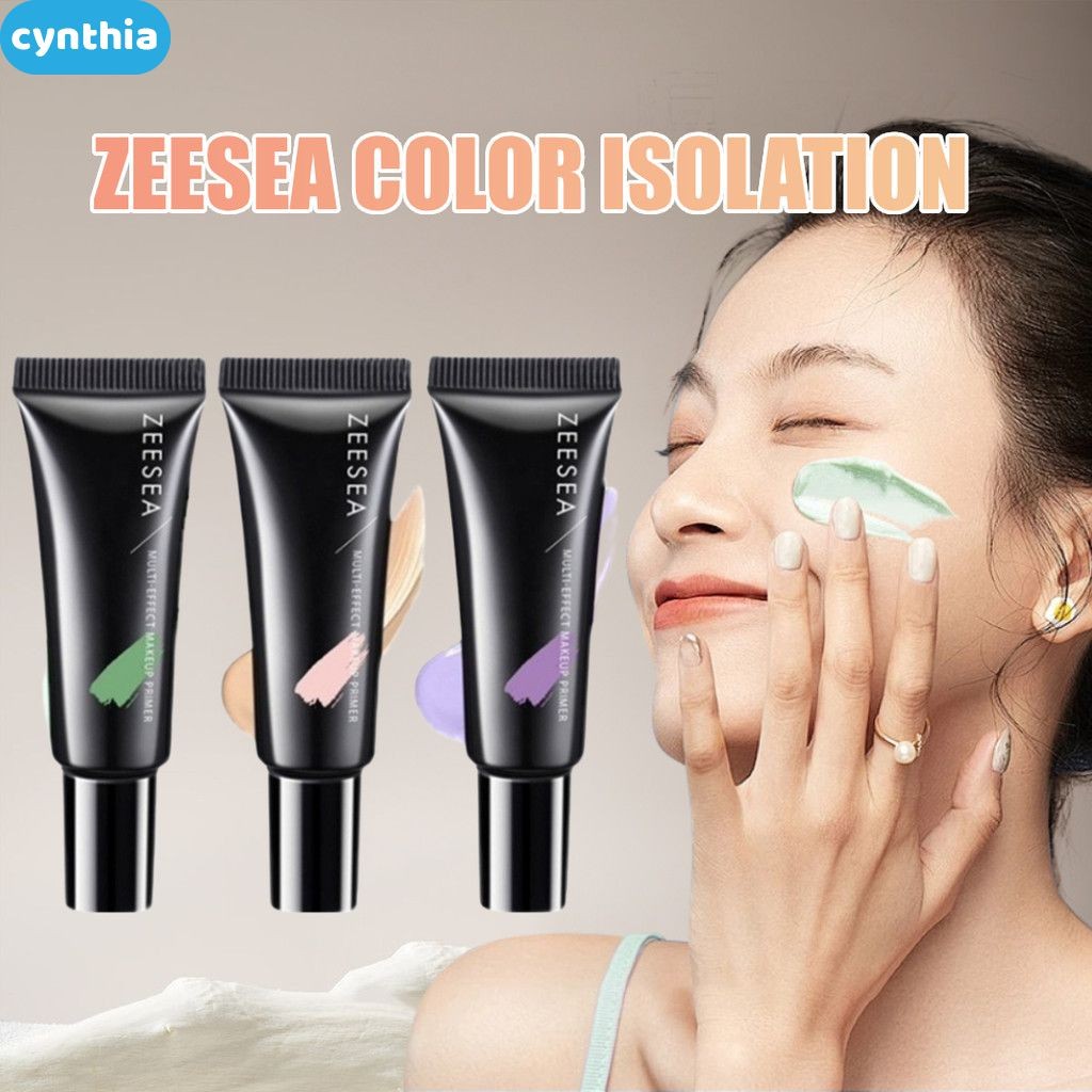 Zeesea 3 Color Primer Moisturing Brightening Cream 10g Face Foundation Waterproof Pore Minimizer ...