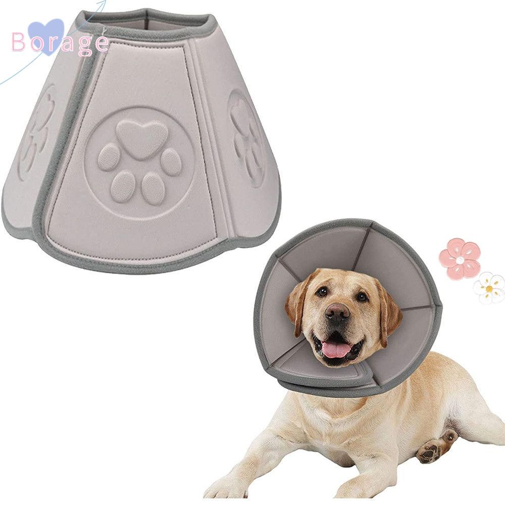 BORAGE High Quality Dog Cone Collar Cat Anti-Bite Lick Circle Pet ...