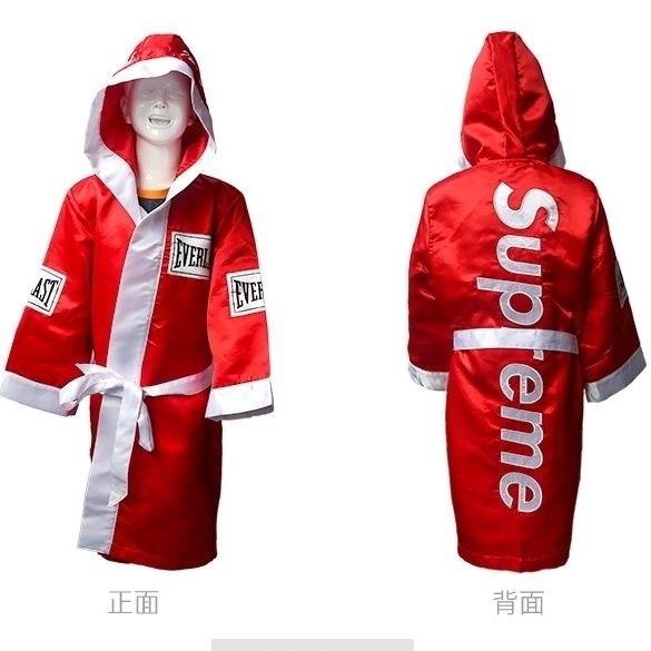 2024Boxing Battle Robe Hooded Adult Chinese Fighting Muay Thai Sanda ...