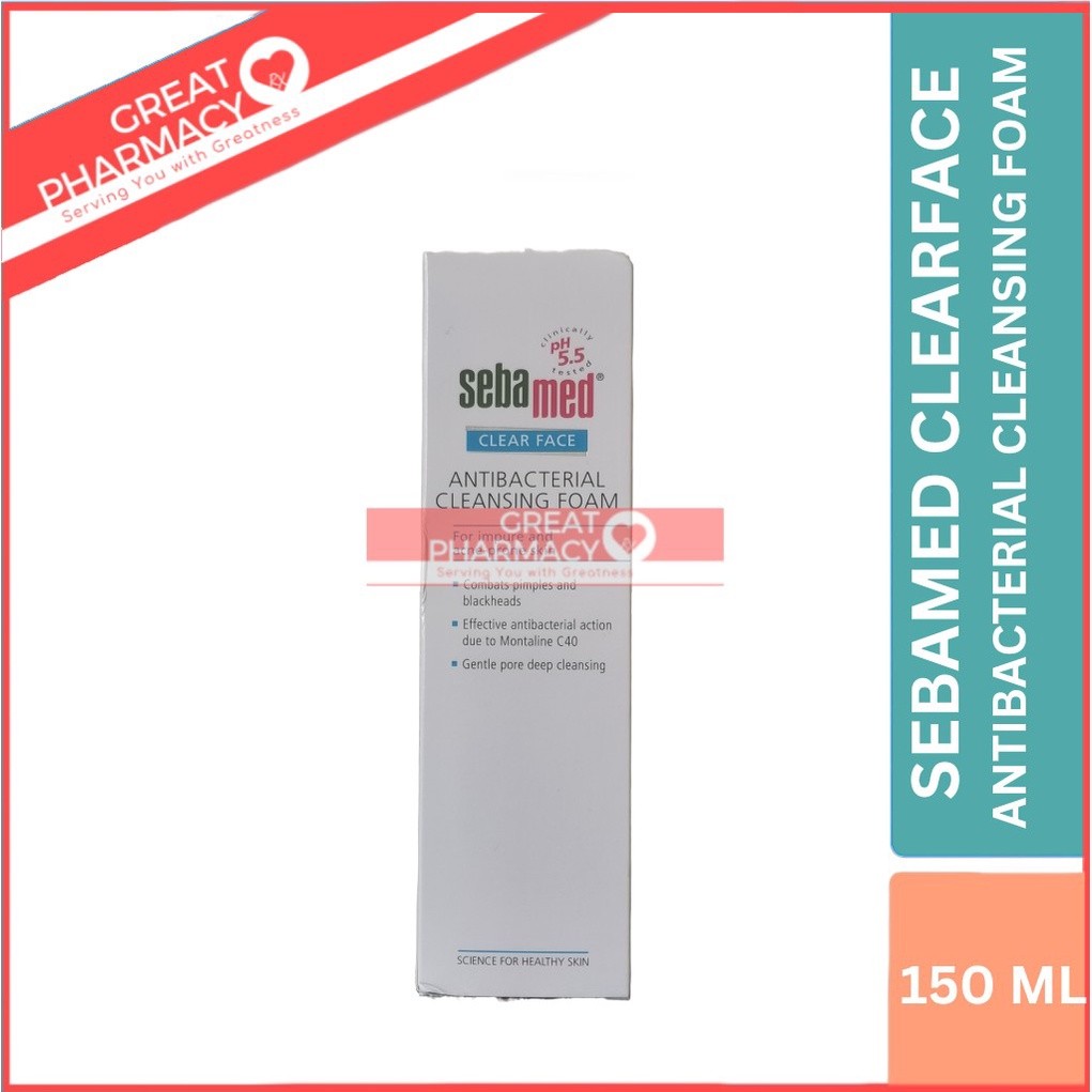 Sebamed Clear Face Antibacterial Cleansing Foam 150ml (Exp: 07/2025 ...