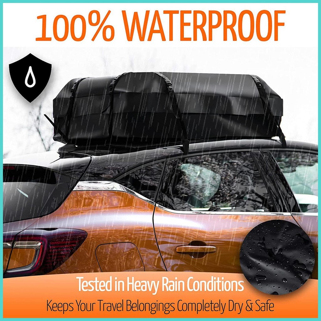 Rooftop Cargo Waterproof Luggage Carrier Roof Rack Bag Large Capacity ...