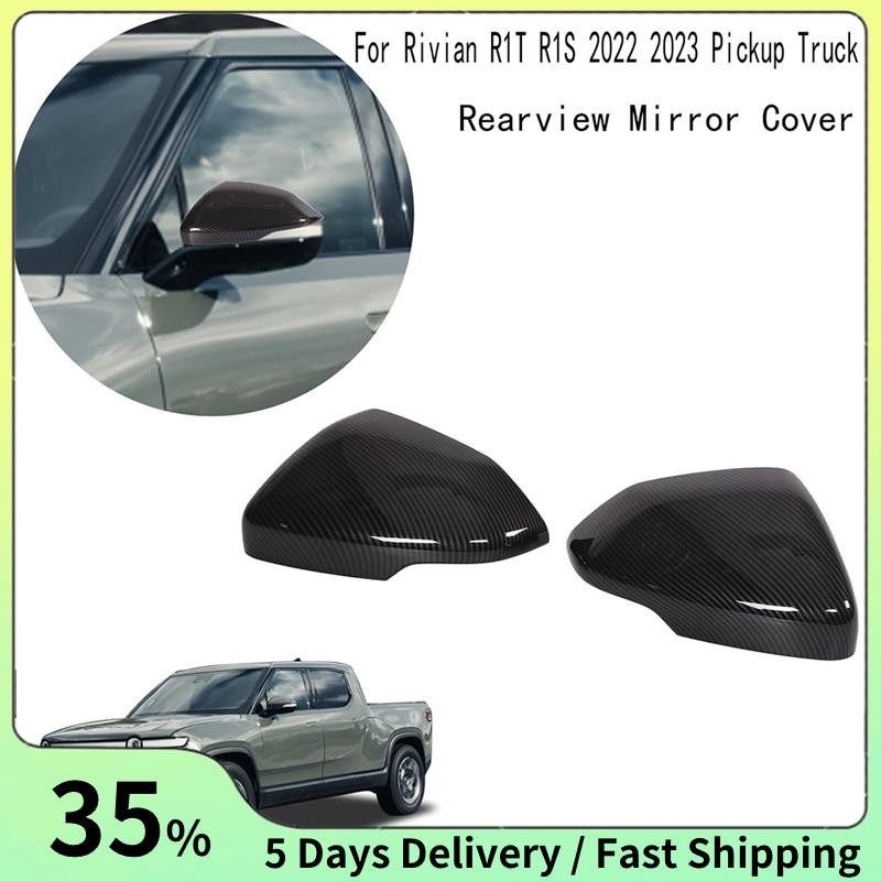 Auto Rearview Mirror Cover Door Side View Mirror Cap for Rivian R1T R1S ...