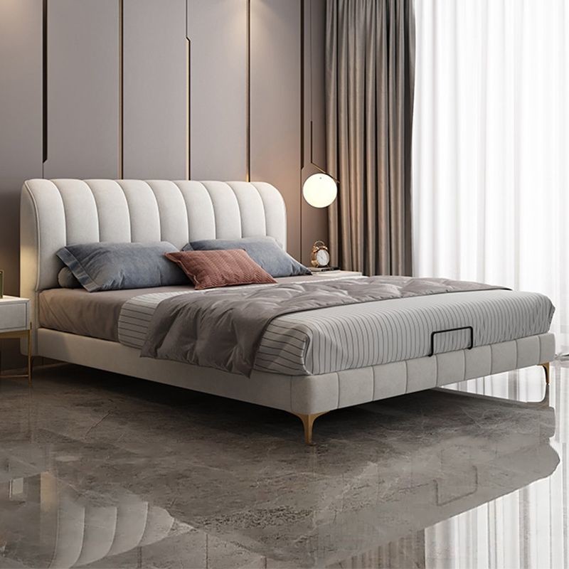 Light Luxury Technology Cloth Bed Modern Simple Main Bed 1.5m 167cm ...