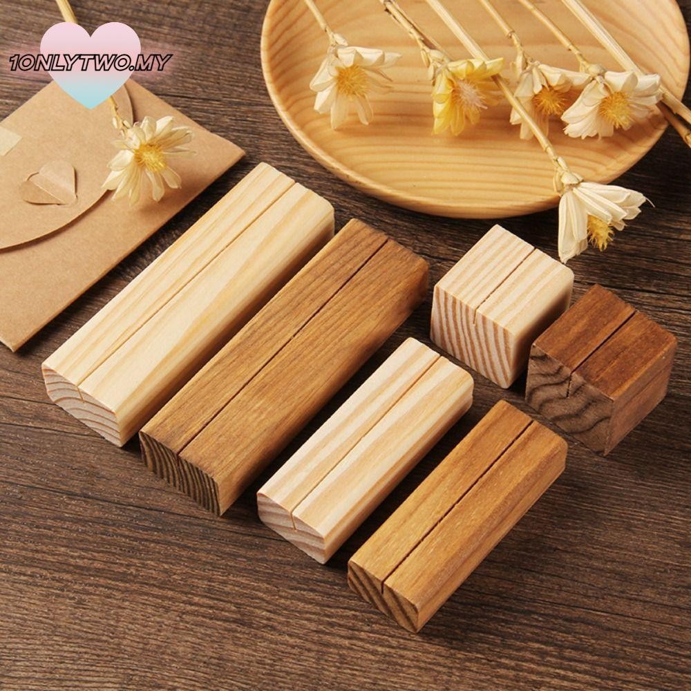 1ONLYTWO Place Card Wood Paper Clamp Fashion Crafts Picture Cards ...