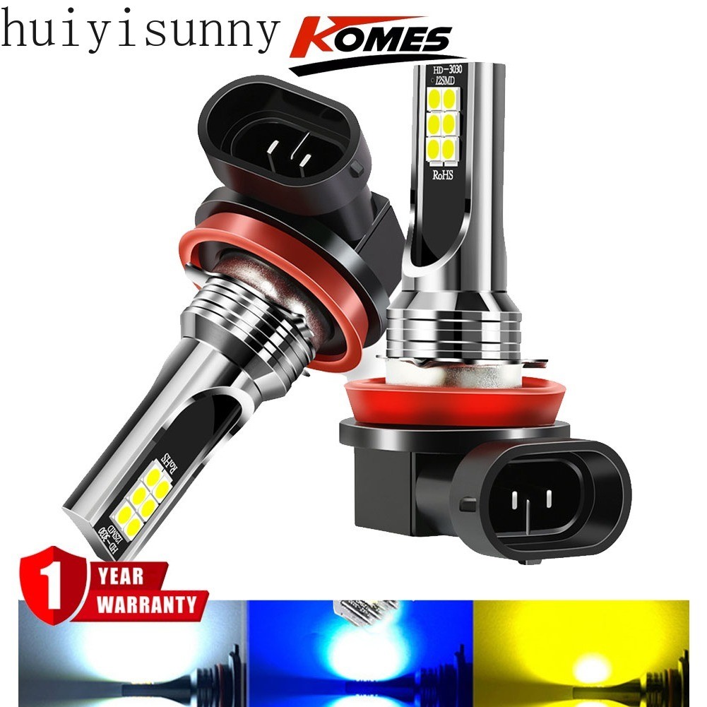 HYS 2PCS Fog Light Car Super Bright CSP LED Fog Lamp H1/H3/H4/H7/H8/H9 ...