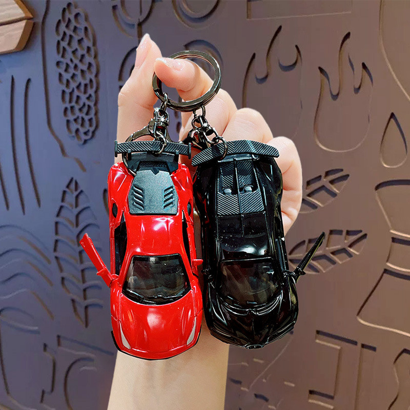 Creative Creative Simulation Mini Sports Car Keychain Pendant Cartoon ...