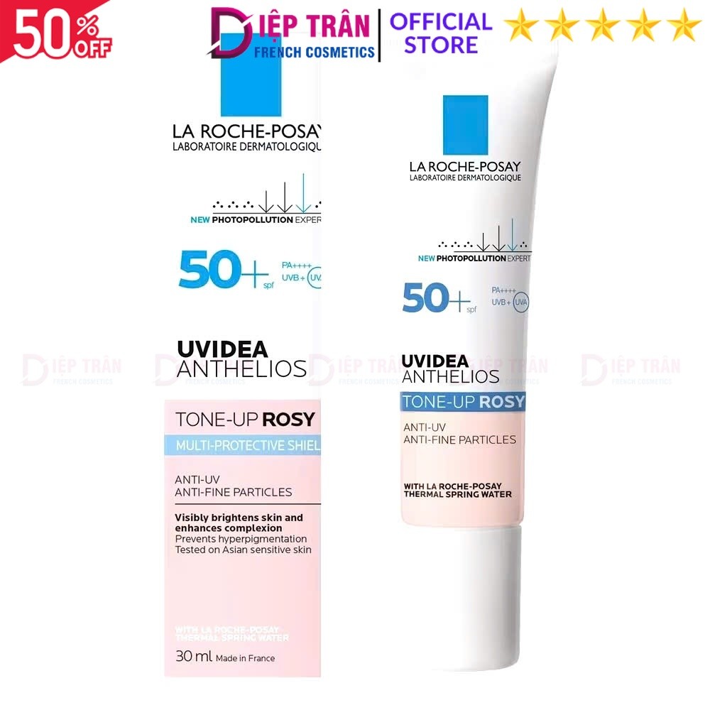 La Roche Posay Sunscreen Uvidea Anthelios Tone-Up Rosy SPF50+ 30ml | Shopee Malaysia