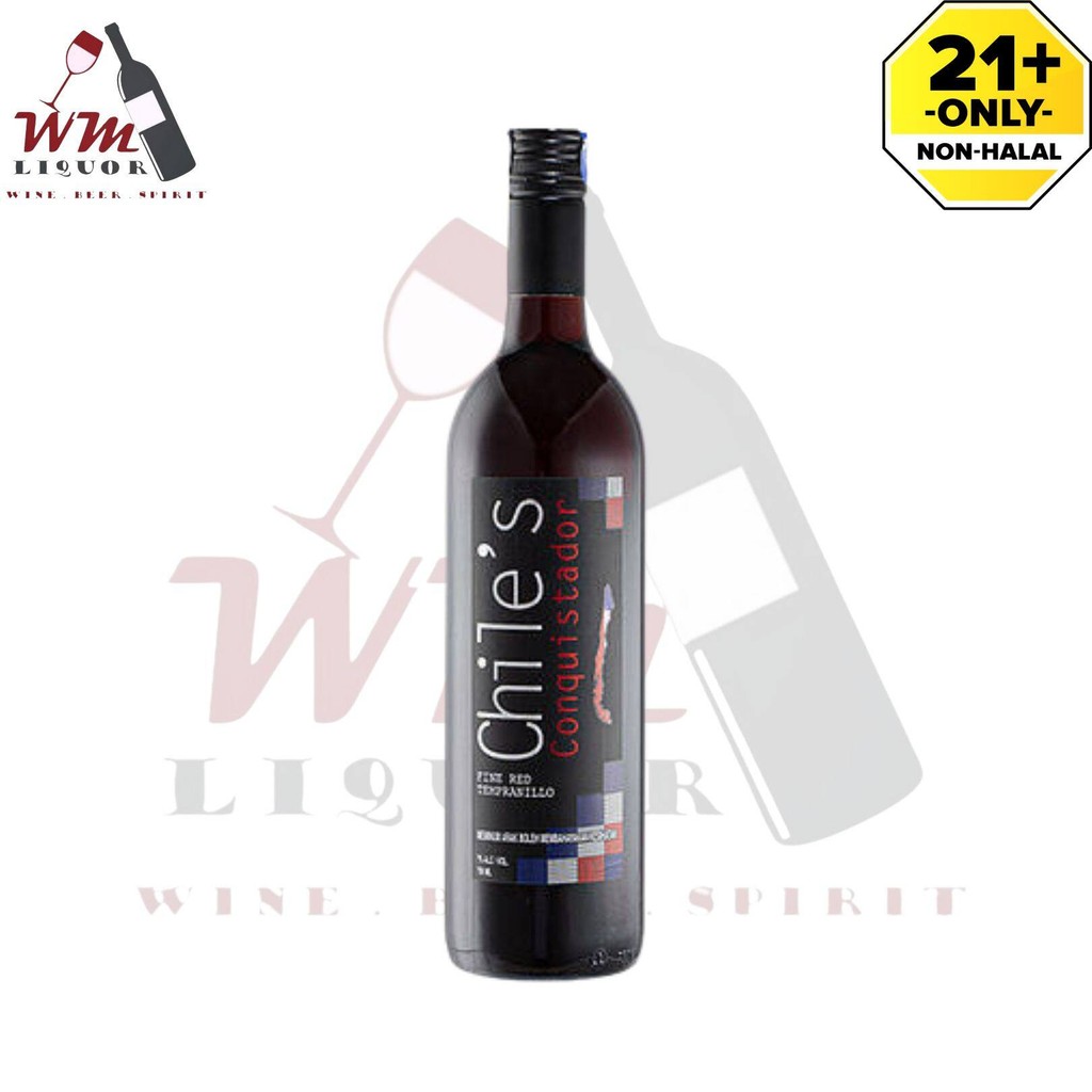 Chile Conquistador Merlot Red Wine (New Packing *2019*) | Shopee Malaysia