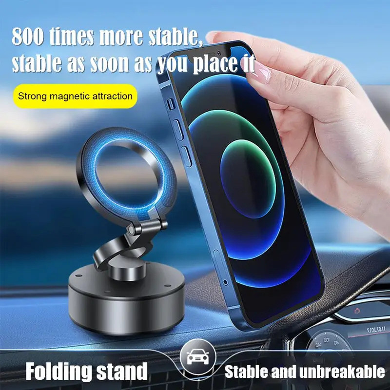 Magnetic Car Phone Holder Universal Adsorption Bracket Vacuum ...
