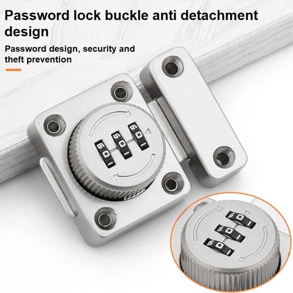 Combination Cabinet Lock, Anti-Pry 3-Digit Security For Swinging ...