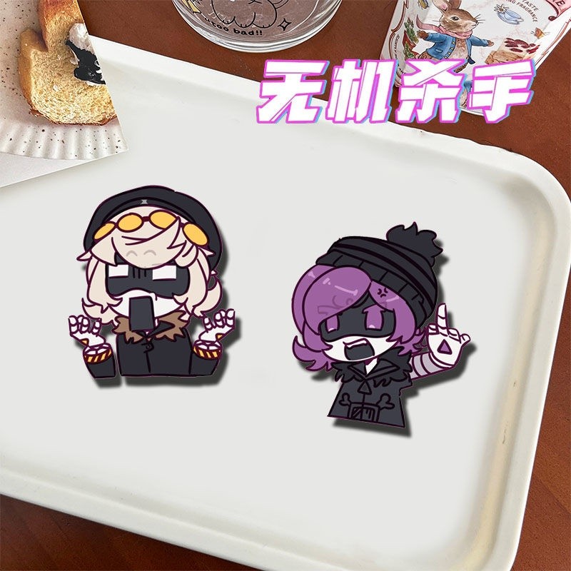 Murder Drones Kawaii Brooches NU Acrylic Pins Uzi Doorman Badge Anime ...