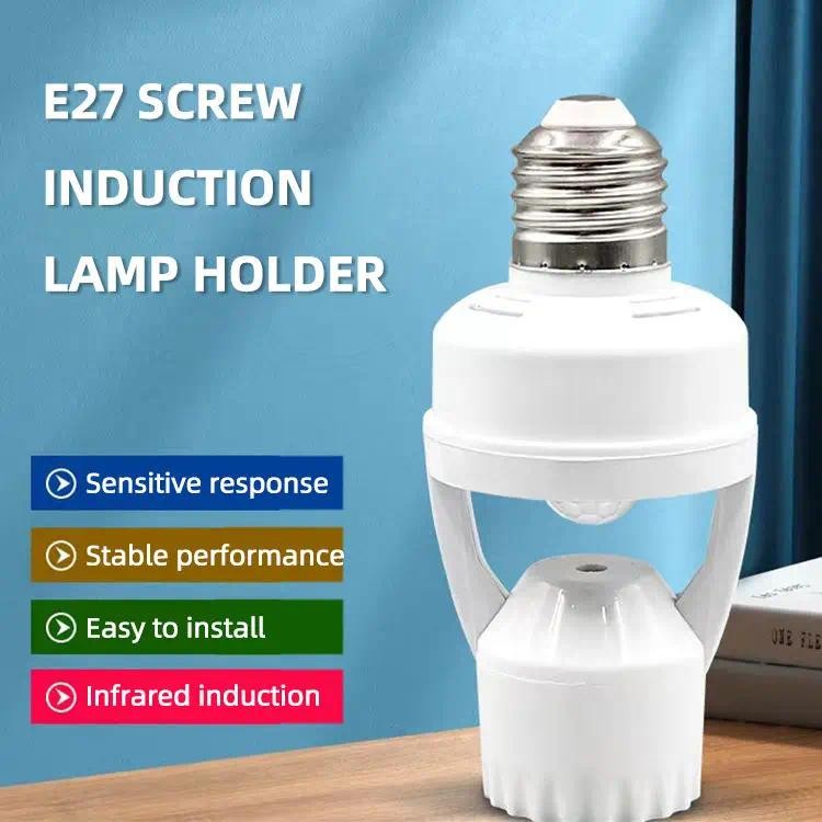 Smart Led Bulb Switch 360 Degrees PIR Motion Sensor E27 Lamp Base Bulb ...