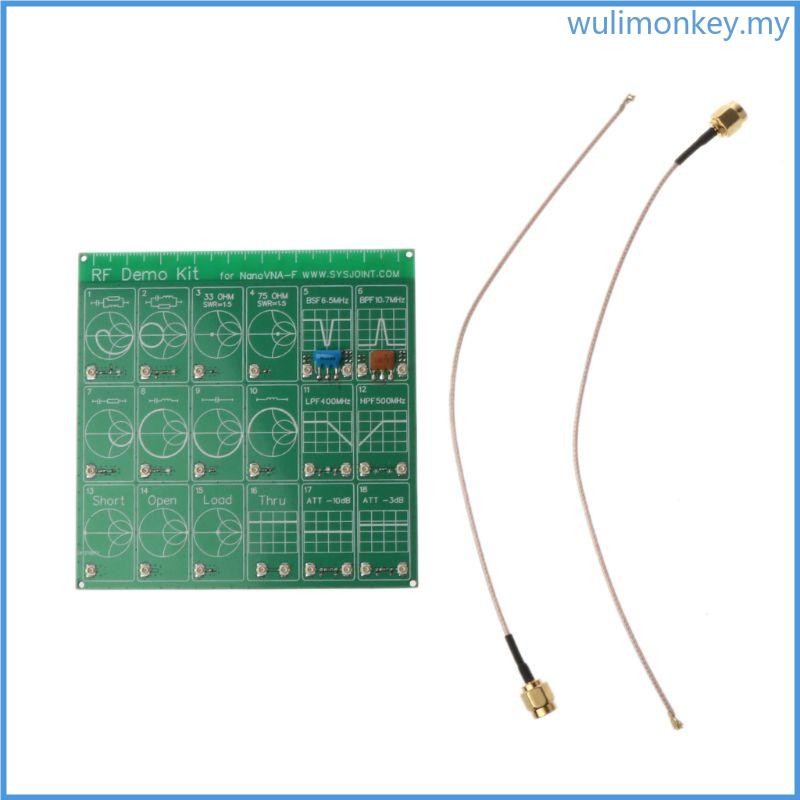WU RF Demo Kit for NanoVNA VNA RF Test Board Tester Vector Test Filter ...