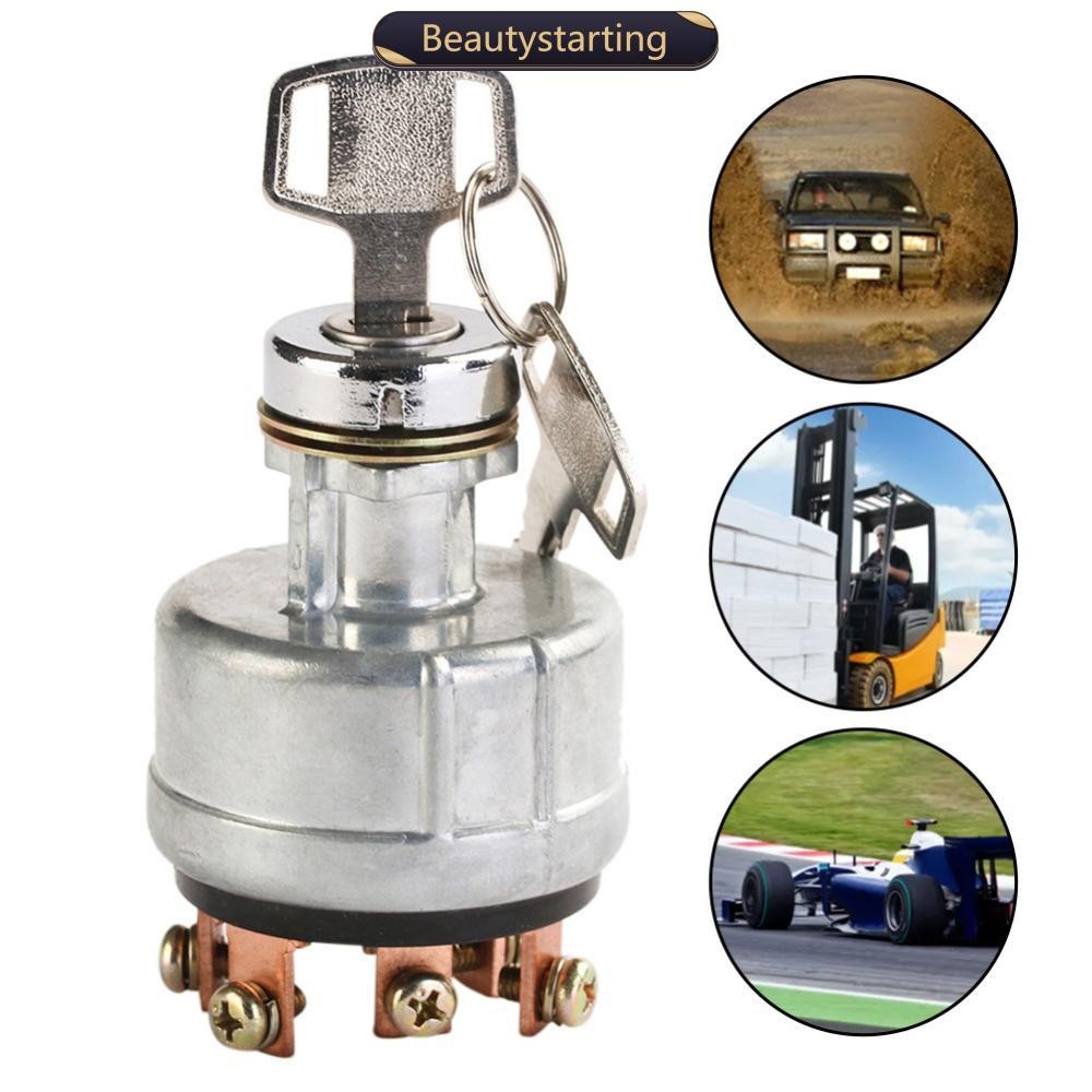 BEAUTYSTARTING Universal Ignition Switches with Key Starter ON /OFF ...