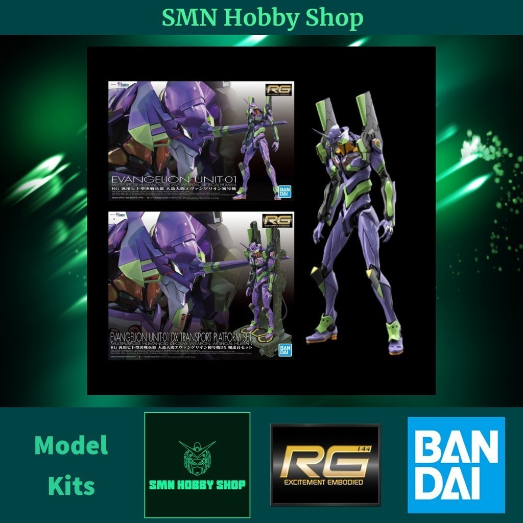 RG 1/144 Evangelion EVA Unit-01 DX Deluxe/Normal Toys Plastic Model Kit [Neon Genesis Evangelion ...