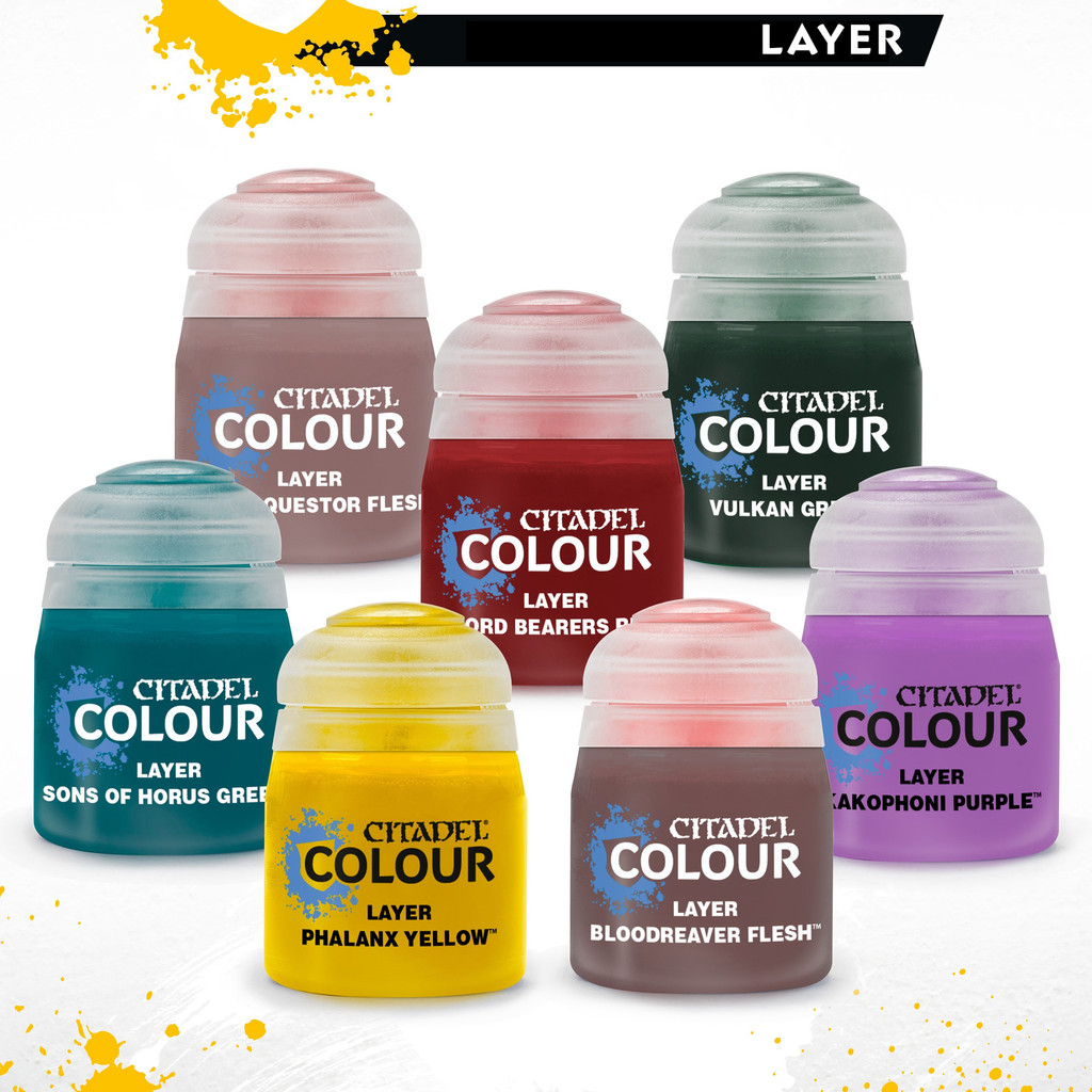 Fan Wall GW Warhammer High Gloss Paint LAYER CITADEL 12ML Water-Based ...