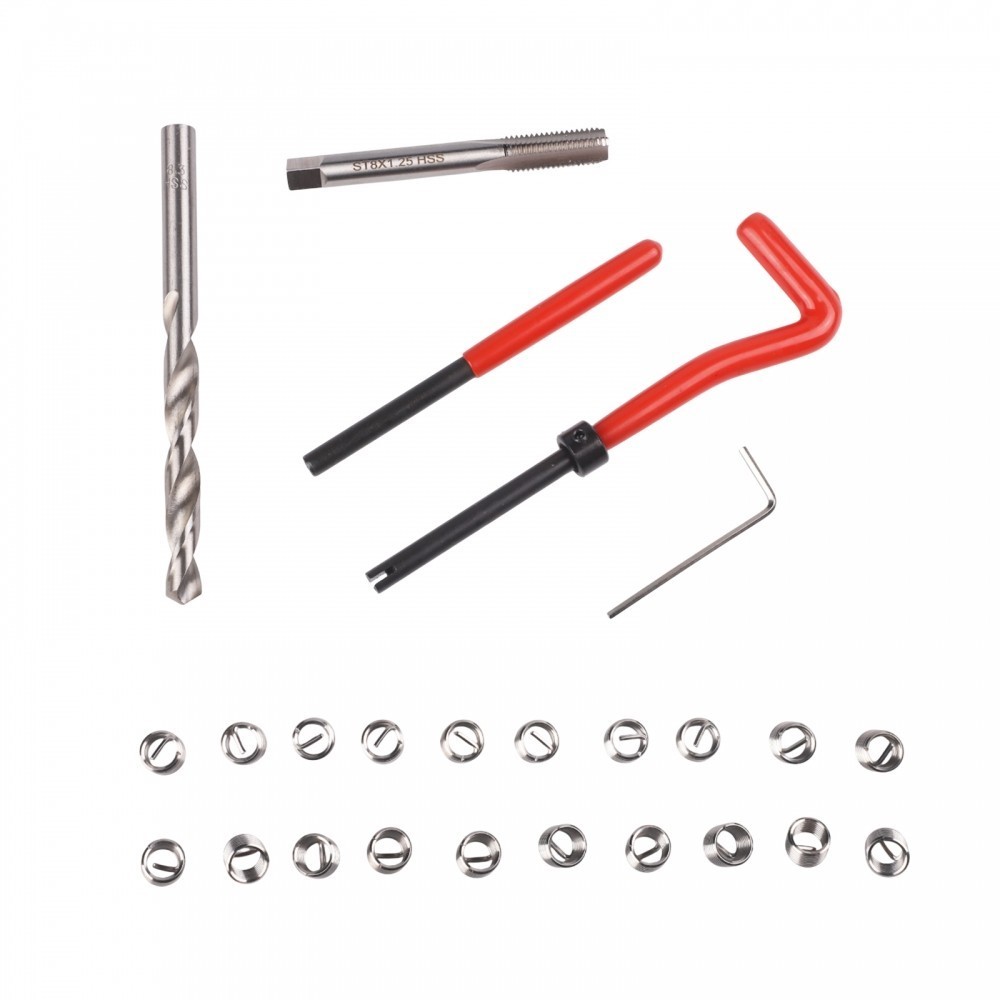 Metric Thread Repair Kit M8 for Stripped Thread Restoration and ...
