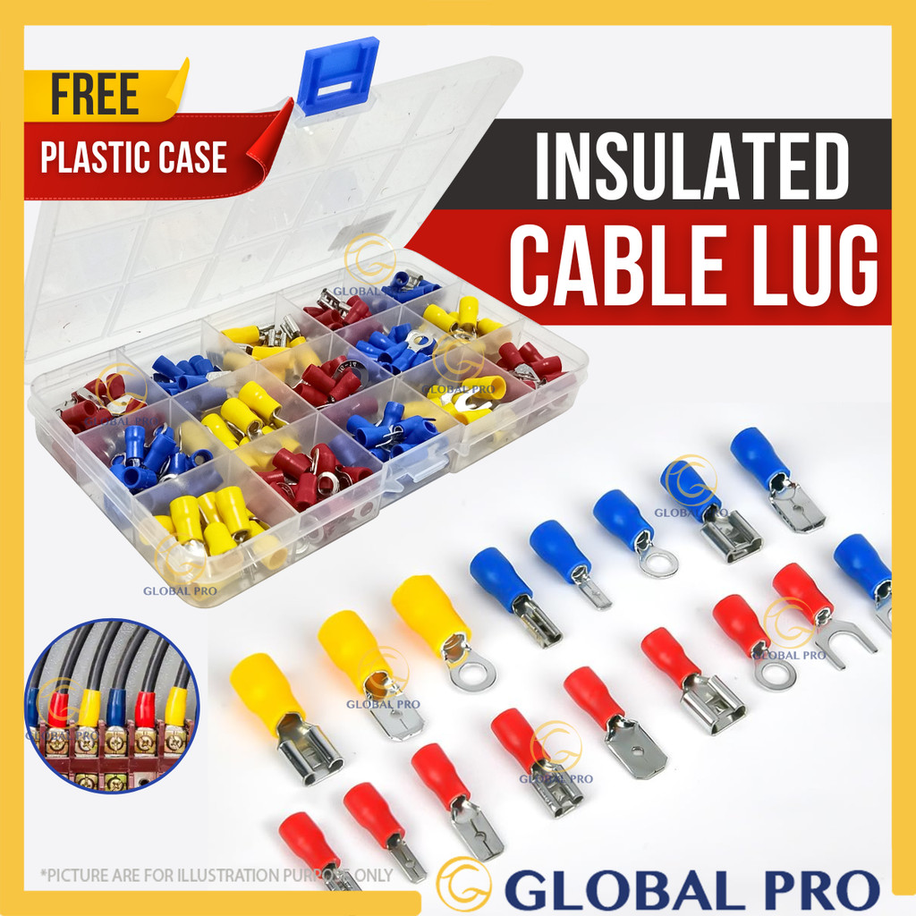 1 SET Cable Lug Terminal Connector Wire Insulated Cable Y Lug TTab Wire ...