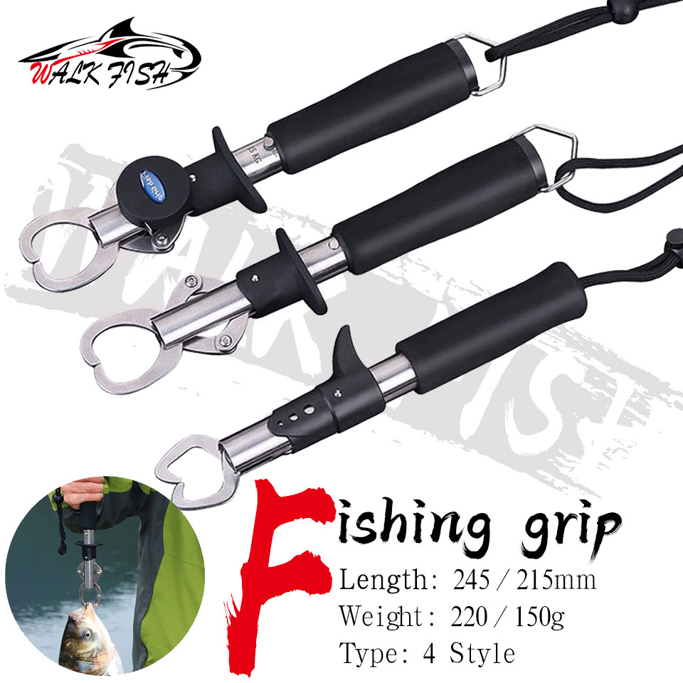 WALK FISH Fish Control Forceps Stainless Steel Grip Holder Grabber ...