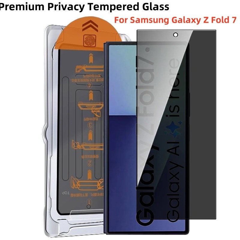 Premium Privacy Tempered Glass For Samsung Galaxy Z Fold 7 6 5 4 3 5G ...