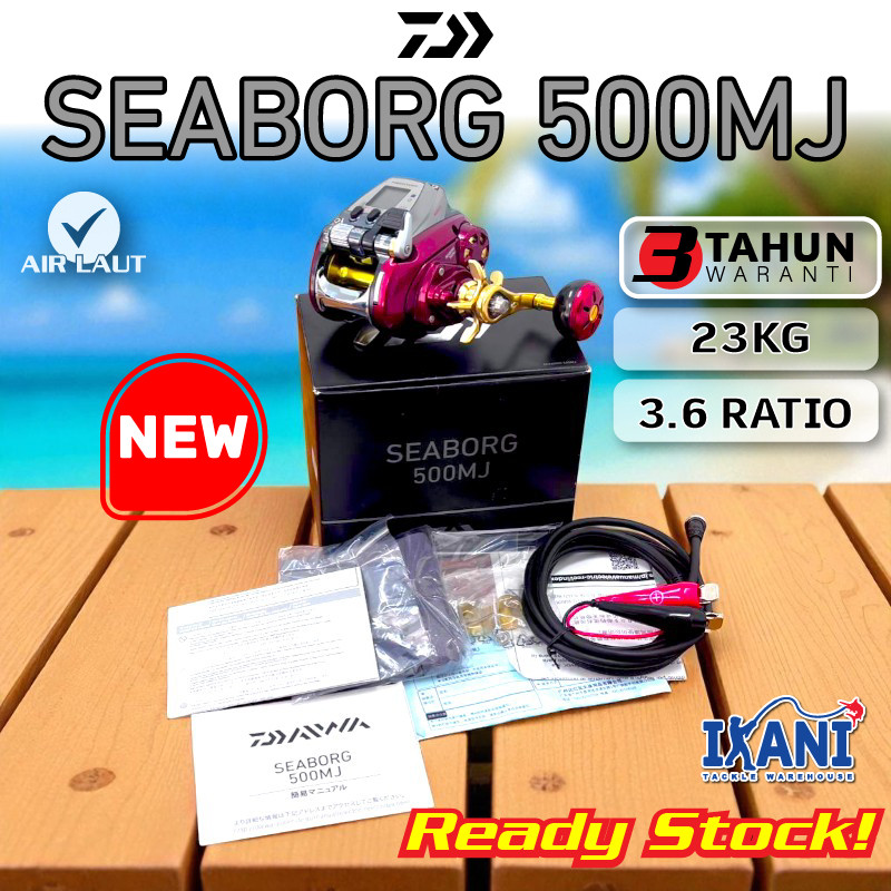 DAIWA SEABORG 500MJ 2019 Elektrik FISHING Reel Laut Dalam MESIN BANGLA ...