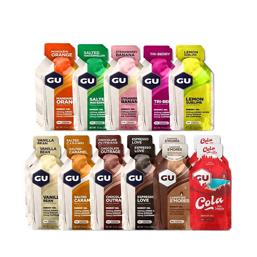GU Energy Running Energy Gel Instant Energy and Electrolyte Supplement ...