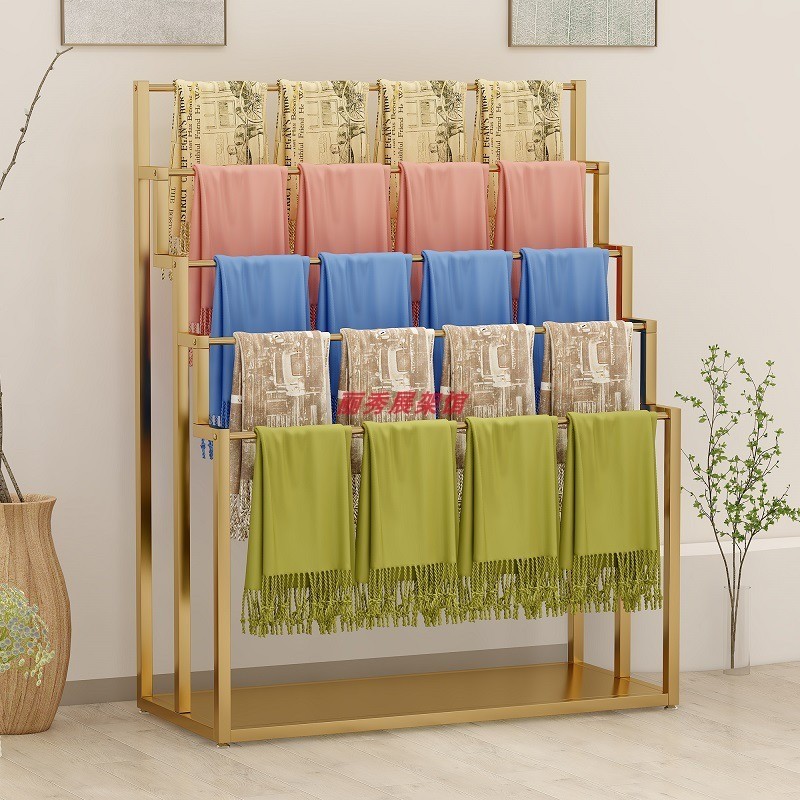 New Movable Scarf Display Rack 150cmH Clothing Store Floor To Ceiling ...