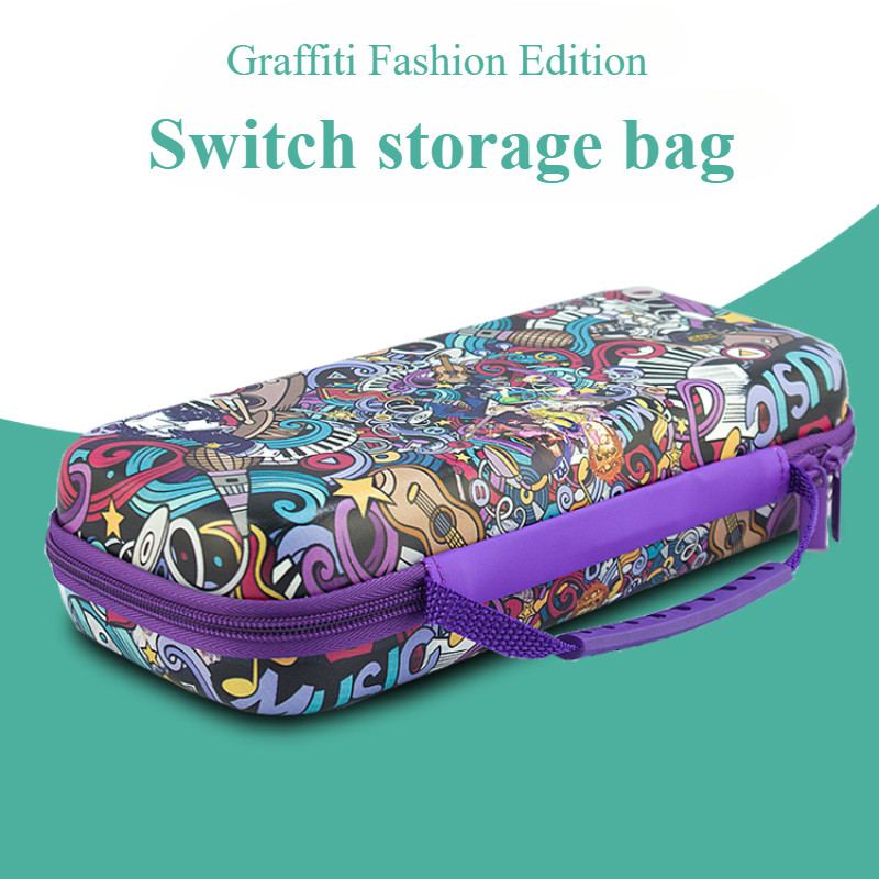 Switch storage bag graffiti fashion portable storage bag, suitable for ...