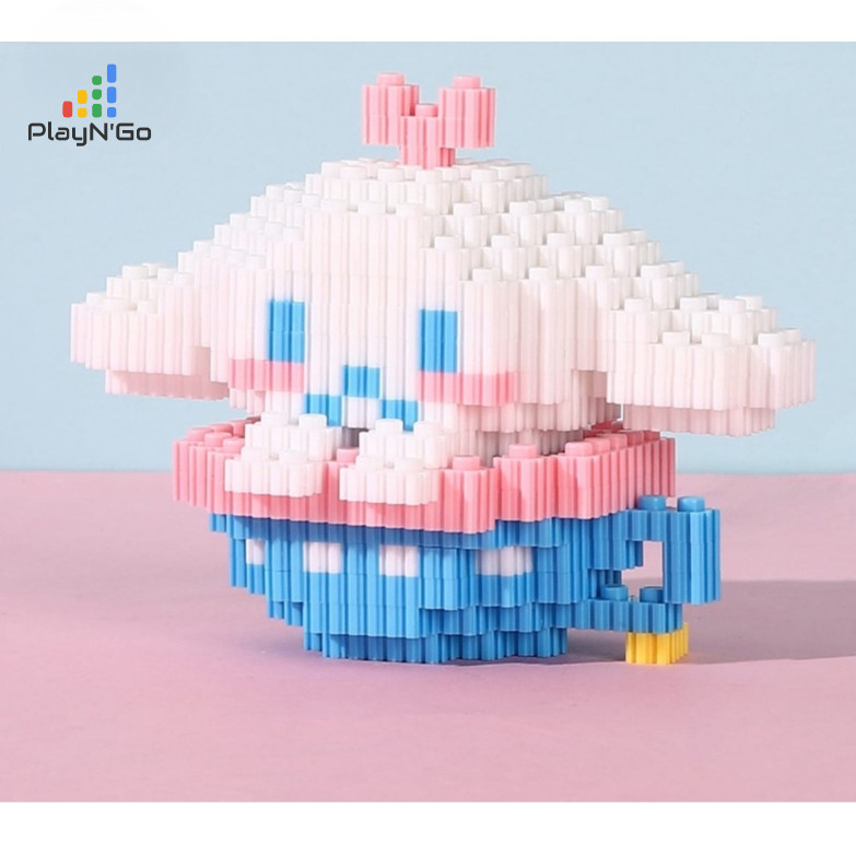 Original Bricks Nano Blocks Sanrio Cinnamon roll 3D, Stacking Block ...