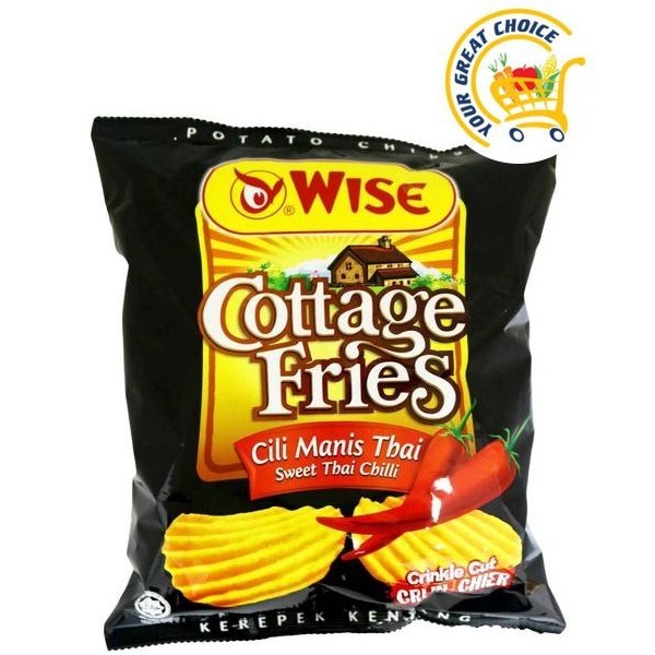 Wise Cottage Fries Potato Chips Sweet Thai Chilli 60g | Shopee Malaysia