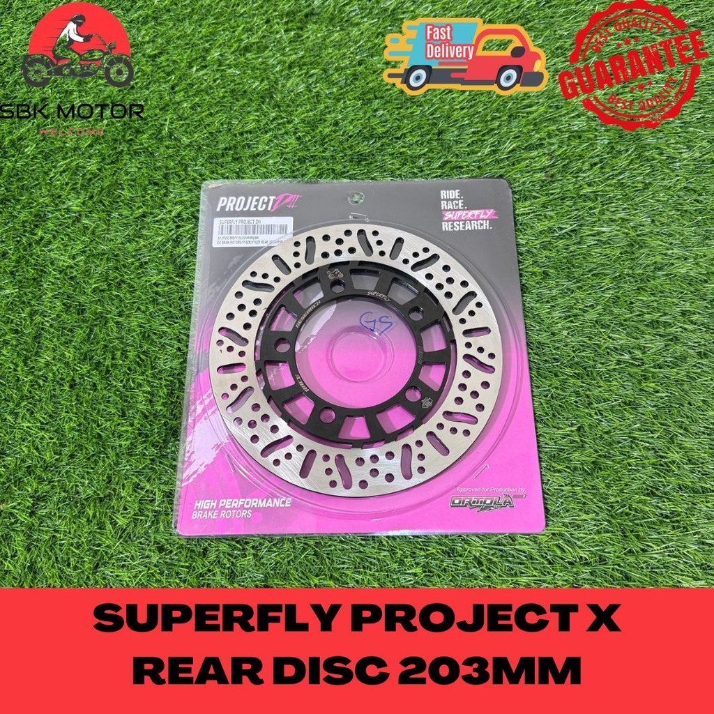 SUPERFLY PROJECT X REAR DISC 203MM Y15ZR Y16ZR | Shopee Malaysia