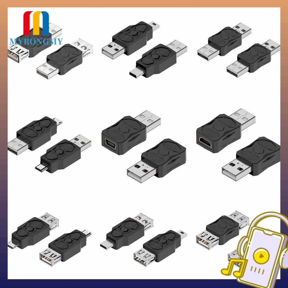 MYRONGMY Mini USB to USB Adapter, Laptop Bidirectional USB-A to Micro ...