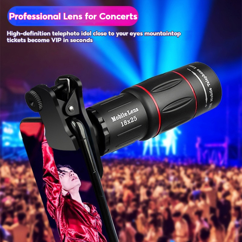 Mobile telephoto lens telescope monocular night vision super wide Angle ...