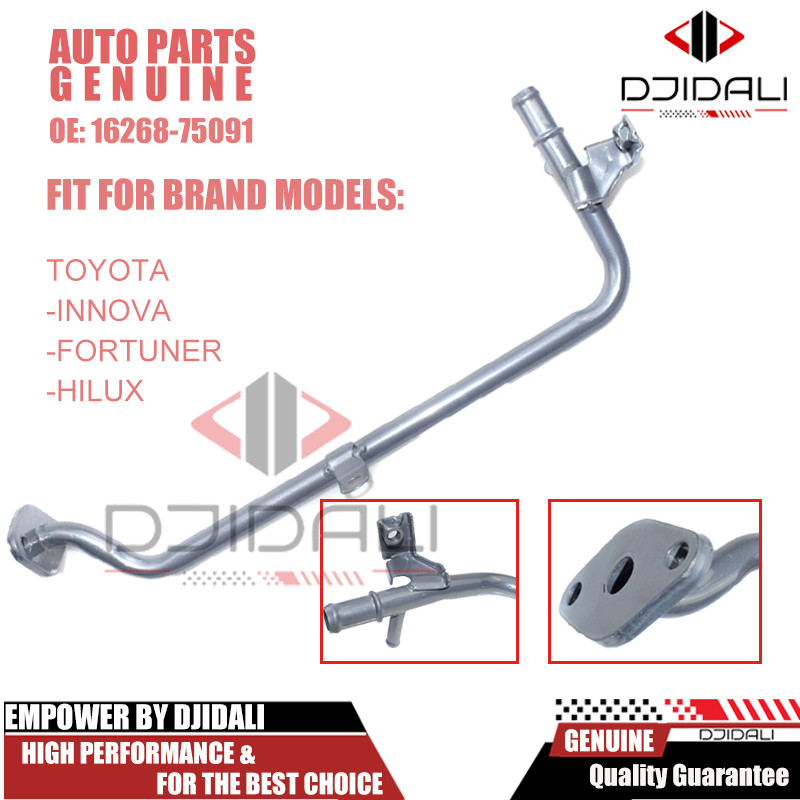 Bypass Pipe/BYPASS Hose INNOVA FORTUNER HILUX RADIATOR Pipe 16268-75091 ...